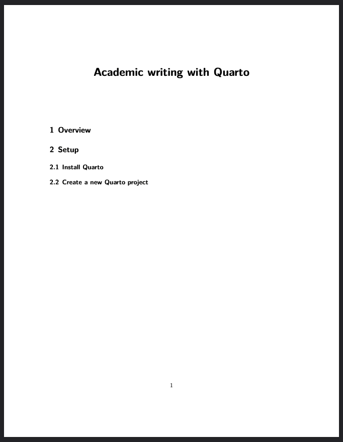 Quantitative Text Analysis - Academic writing with Quarto