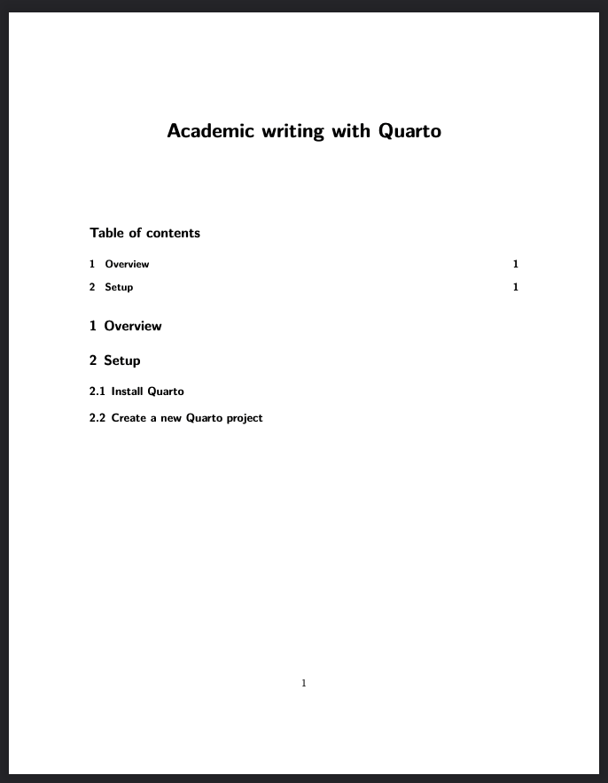 Quantitative Text Analysis - Academic writing with Quarto